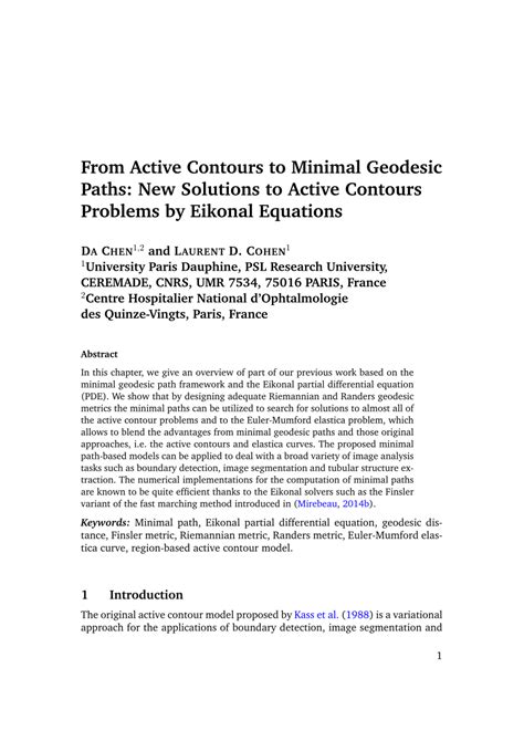 Pdf Fast Asymmetric Fronts Propagation For Voronoi Region