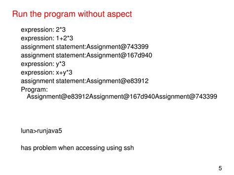 Ppt Aspect Oriented Programming And Aspectj Part2 Powerpoint Presentation Id3364300