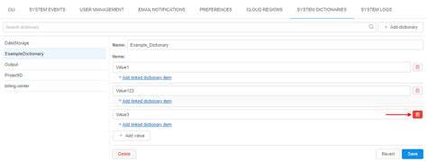 1213 System Dictionaries Cloud Pipeline
