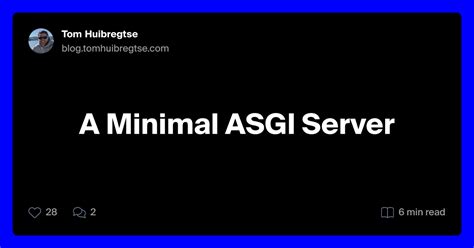 A Minimal Asgi Server