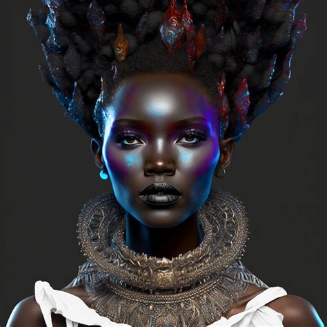 Premium Photo Black Goddess