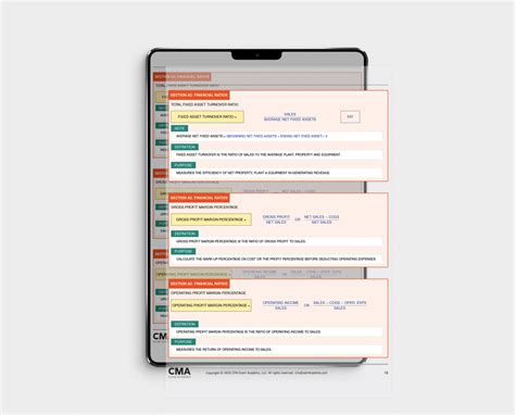 Ultimate Cma Part Two Formula Guide Cma Exam Academy