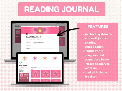 Notion Reading Planner Tracker Template Etsy