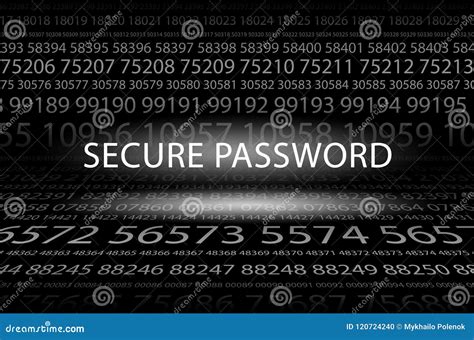 Secure Password Stock Illustration Illustration Of Method 120724240