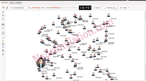 Execution Of NetAnim In Network Simulator 3