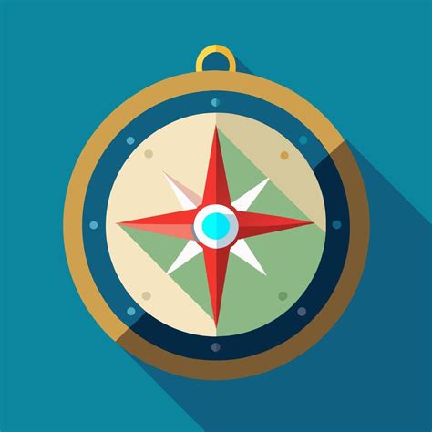 Modern Compass Symbol In Sleek Flat Design 57064820 Vector Art At Vecteezy