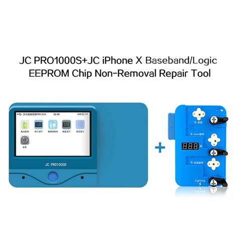 Jc Pro1000s Logic Baseband Eeprom Chip Non Removal Read Write Burn Programmer For Iphone Xr Xs
