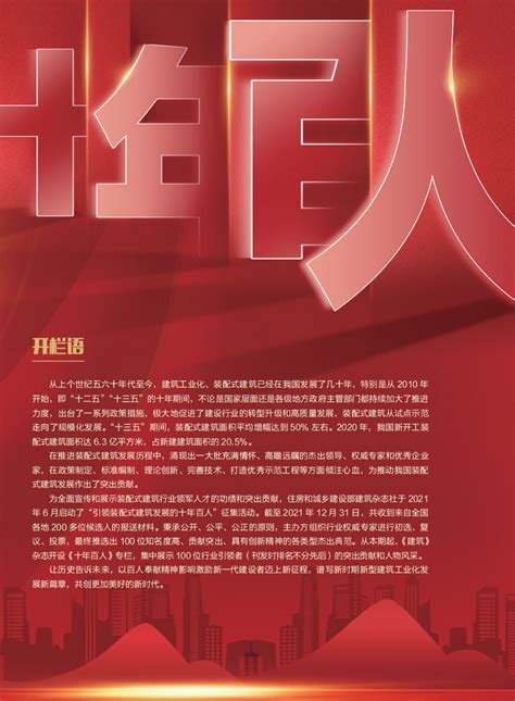 Liu Dongwei Ten Years Of 100 People Leading The Development Of Precast