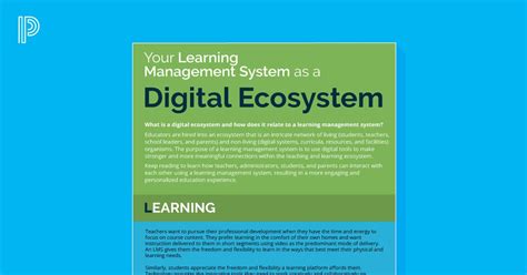 LMS As A Digital Ecosystem