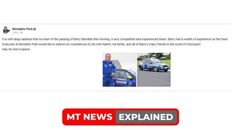 How Did Barry Barrable Die British Racing Driver Cause Of Death