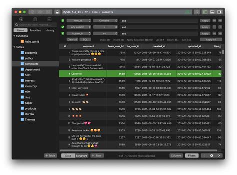 Feature Request Allow Option To Default Filtering To Any Column · Issue 722 · Tableplus