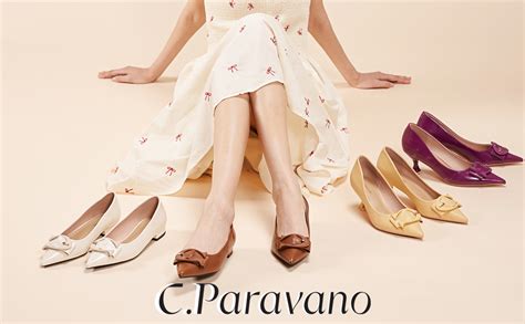 Cparavano Womens Pumps Navy Low Heels Kitten Heels