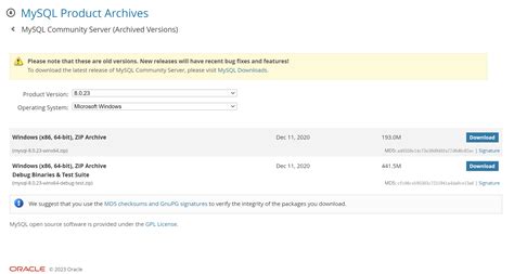 安装和配置mysql8 0 23 mysql8 0 23下载 csdn博客