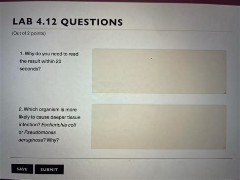 Solved Lab 4 12 Results Oxidase Test Oxidase Xidase A