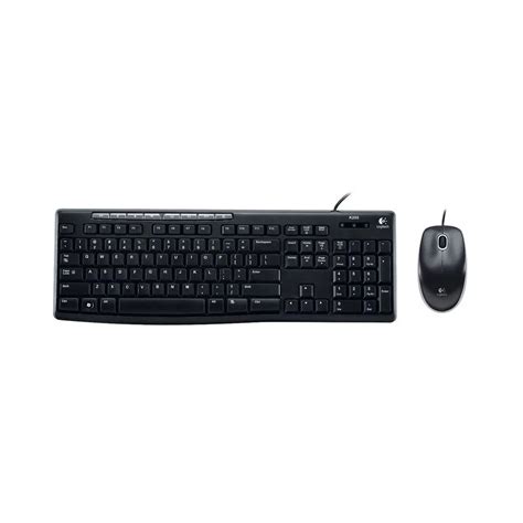 Logitech Black Logitech Mk200 Media Wired Keyboard And Mouse Th En 60 3 Off Central Online