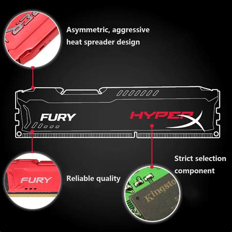 Best Price Kingston HyperX FURY 4GB 8GB 1866MHz DDR3 CL10 240Pin DIMM 1 5V For Desktop PC Intel