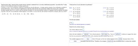 test the glven claim assume that a simple random sample is selected