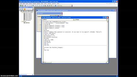 Vba Password Protect Worksheets In A Workbook Youtube