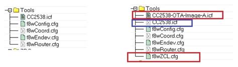 Changes To Cfg And Icf Files When Porting OTA From Z Stack Home To Z Stack Mesh Zigbee