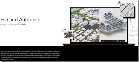 Esri Autodesk Grow Alliance For Gis Bim Between The Lines