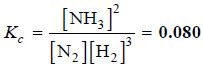 Calculation Of Kc From Experimental Information Read Chemistry