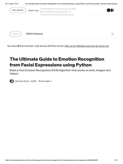 The Ultimate Guide To Emotion Recognition From Facial Expressions Using
