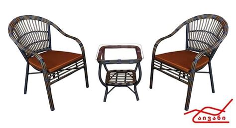 გარე მაგიდა სკამები