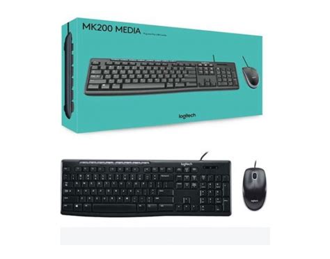 LOGITECH KEYBOARD MOUSE COMBO WIRED MK MULTIMEDIA