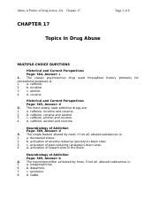 Ch Julien E TB Julien A Primer Of Drug Action E Chapter Page Of CHAPTER Topics