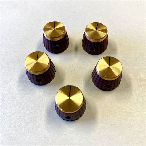 Like Marshall Jcm Knobs Gold On Brown Reverb