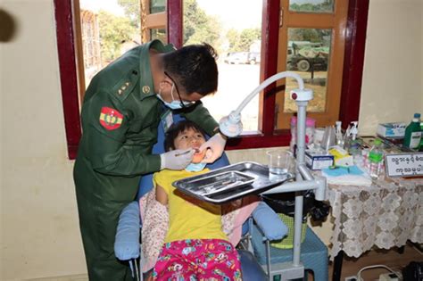 ပြင်ဦးလွင်မြို့နယ်၊ ညောင်ကုန်းကျေးရွာရှိ သံဃာတော်များနှင့် ဒေသခံပြည်သူများအား ကျန်းမာရေးစောင့်ရ