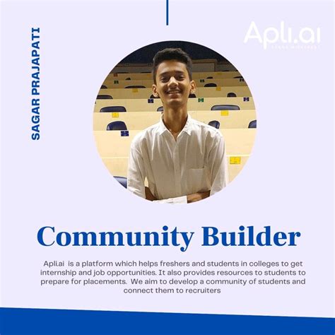 Sagar Prajapati On Linkedin Internship Intern Teamapli