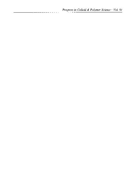 Trends In Colloid And Interface Science Iv Pdf Bqpn50b8osq0