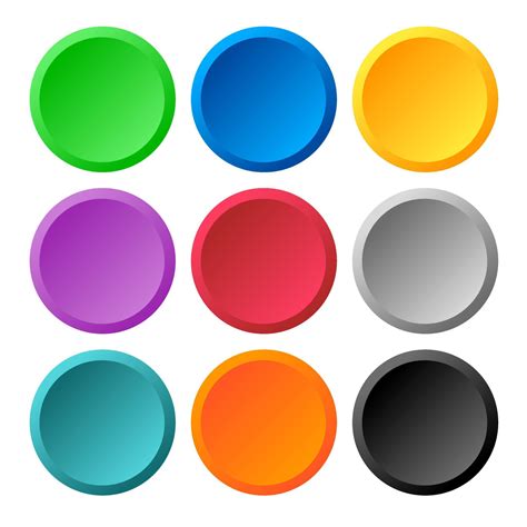 Multi Color 3d Circle Icon Background For Web Or Print Design Element 15025526 Vector Art At