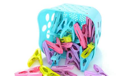30pcs Plastic Clothes Pegs Laundry Clothespin Clothes Pins Storage