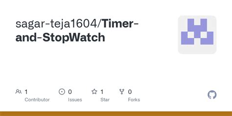 Github Sagar Teja1604timer And Stopwatch