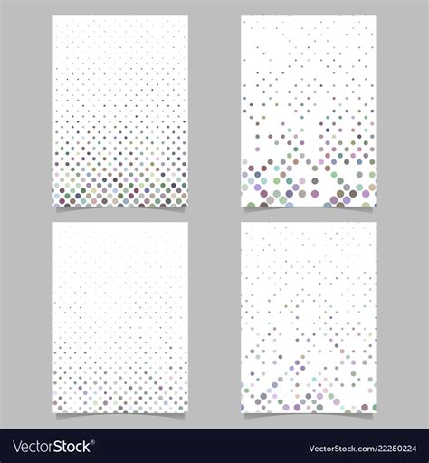 Abstract Circle Pattern Background Brochure Vector Image