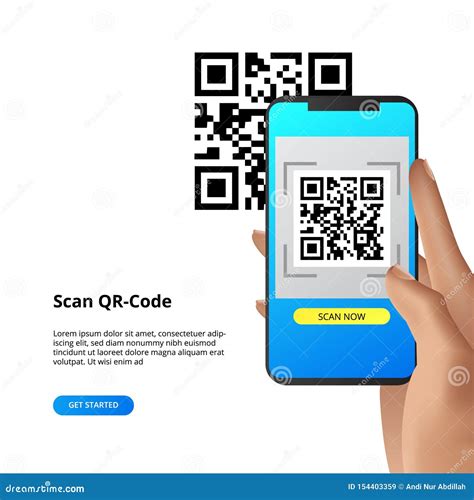 Qr Code Scanning Camera Smartphone Concept For Payment Or Everything