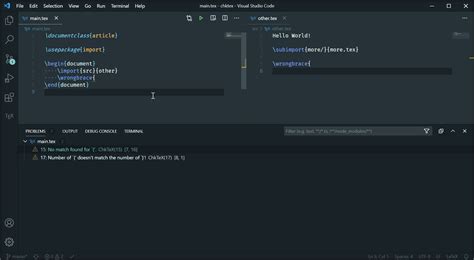 Recursive File Discovery Via Import And Subimport For Chktex Does
