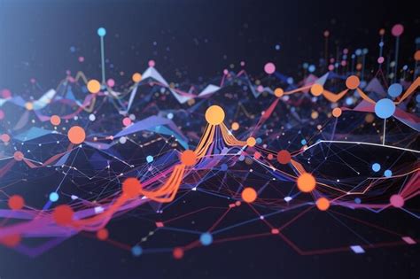 Premium Ai Image Big Data Visualization Social Network Or Business Analytics Representation