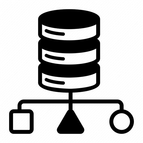 Database Structure Data Modeling Database Network Database Hierarchy Data Model Icon