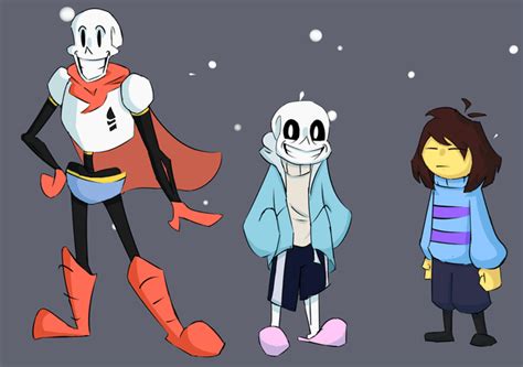 Skelebros And Frisk More Info In Comments Rundertale
