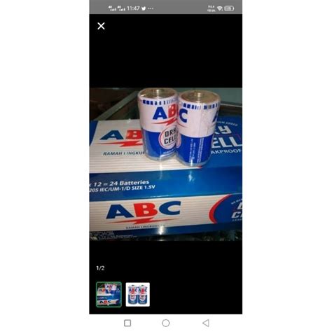 Jual Battery Abc Tipe D Baterai Abc Besar Tipe D Batrai Type D Shopee