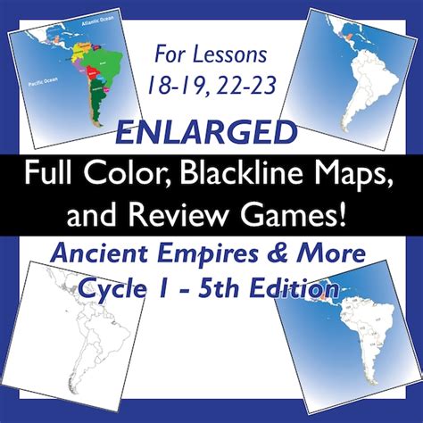 Classical Conversations Cycle 1 Maps Etsy