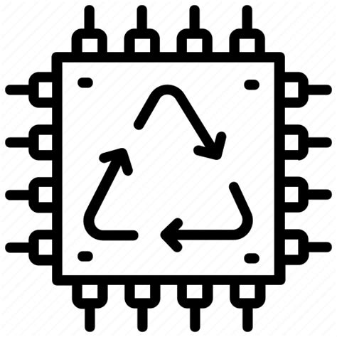 Cpu Chip Hardware Microcontroller Microprocessor Processor Chip Icon Download On Iconfinder