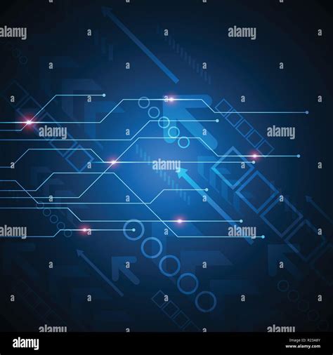 Vector Abstract Background Technology Circuit Design Stock Vector Image And Art Alamy