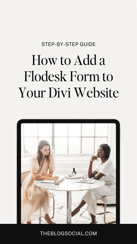how to embed a flodesk form to your divi site