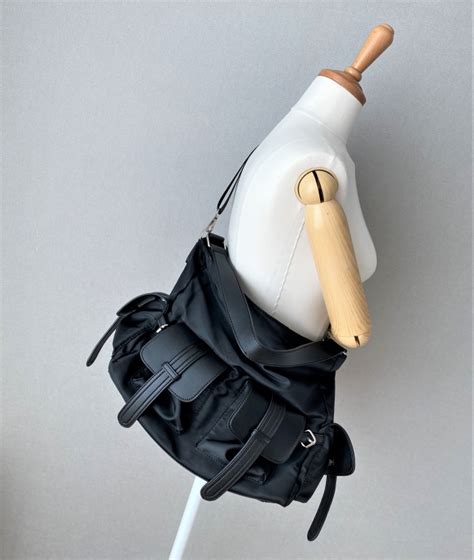 피피스타일 오늘만특가 나일론 4포켓 데일리 멀티포켓 노트북가방 투웨이 숄더백 크로스백 인조피혁 레더백