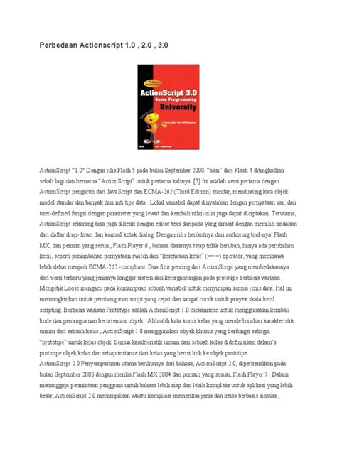 perbedaan actionscript 1 0 2 0 3 0 pdf metode and bahan ajar