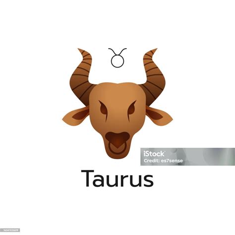 황소 자리 조디악 표지판 로고 아이콘 고립 된 별자리 기호 벡터 그림 0명에 대한 스톡 벡터 아트 및 기타 이미지 0명 개념 개념과 주제 Istock
